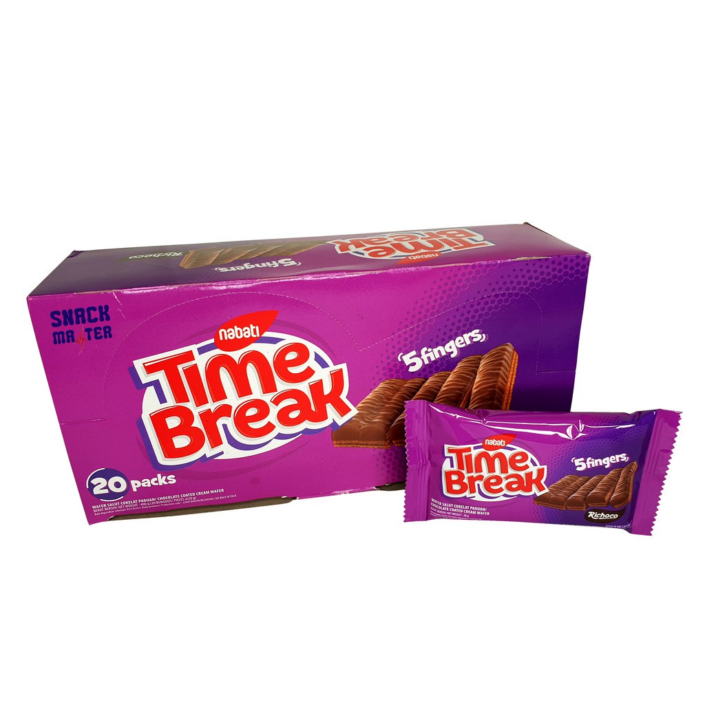 Jual Nabati Time Break BOX - Netto 20 bks x 20 gr. | Shopee Indonesia