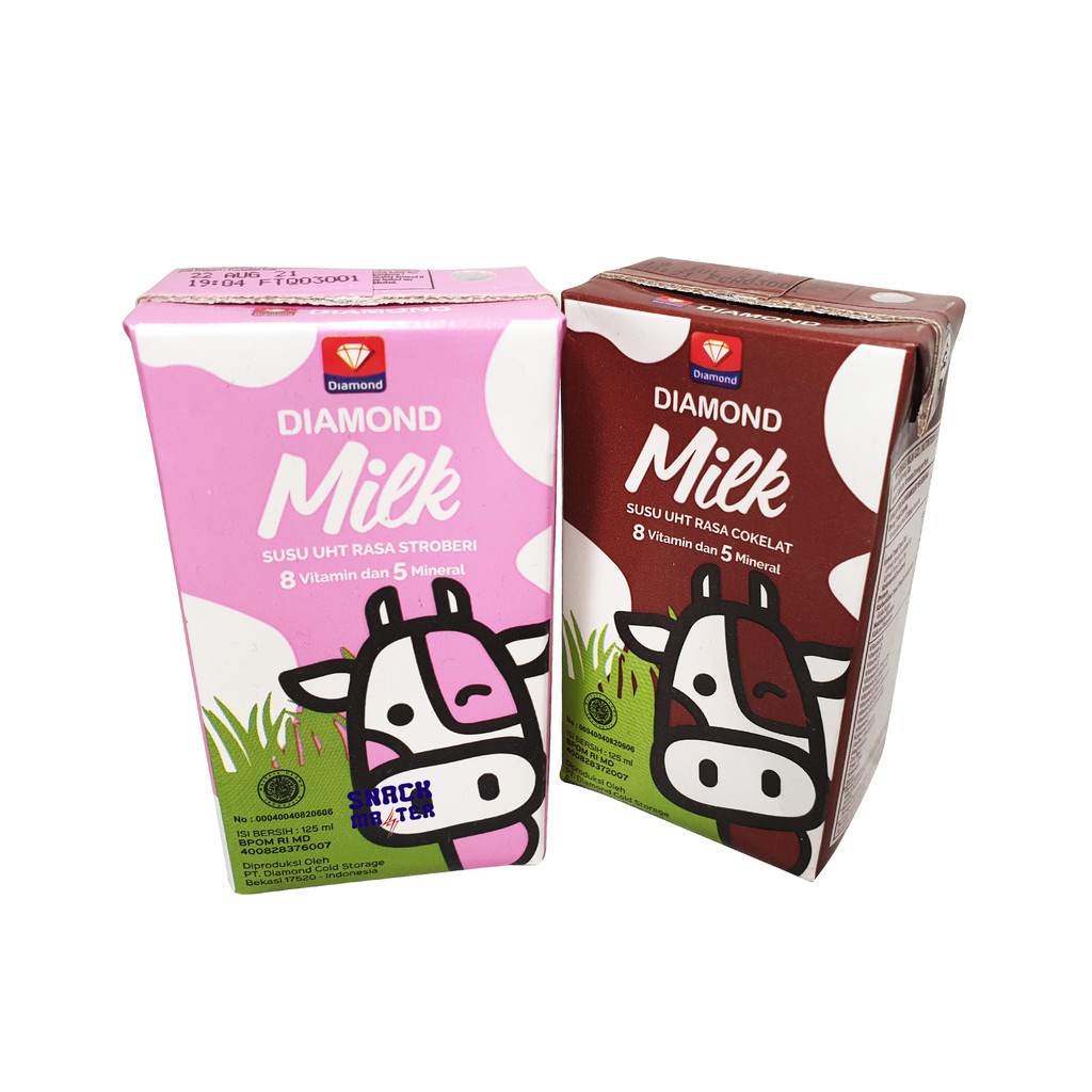 Jual Susu UHT Diamond Milk - Netto 125 ml. | Shopee Indonesia