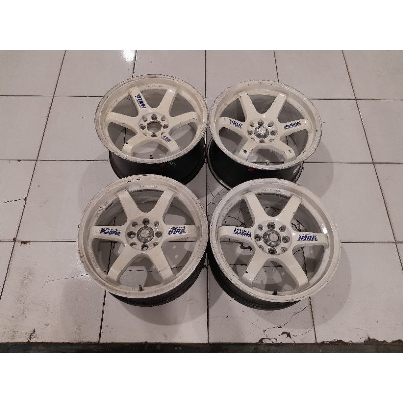 Jual velg seken racing te37 ring 17 lebar 7,5/9,5 et 25/30 pcd 4x100 ...
