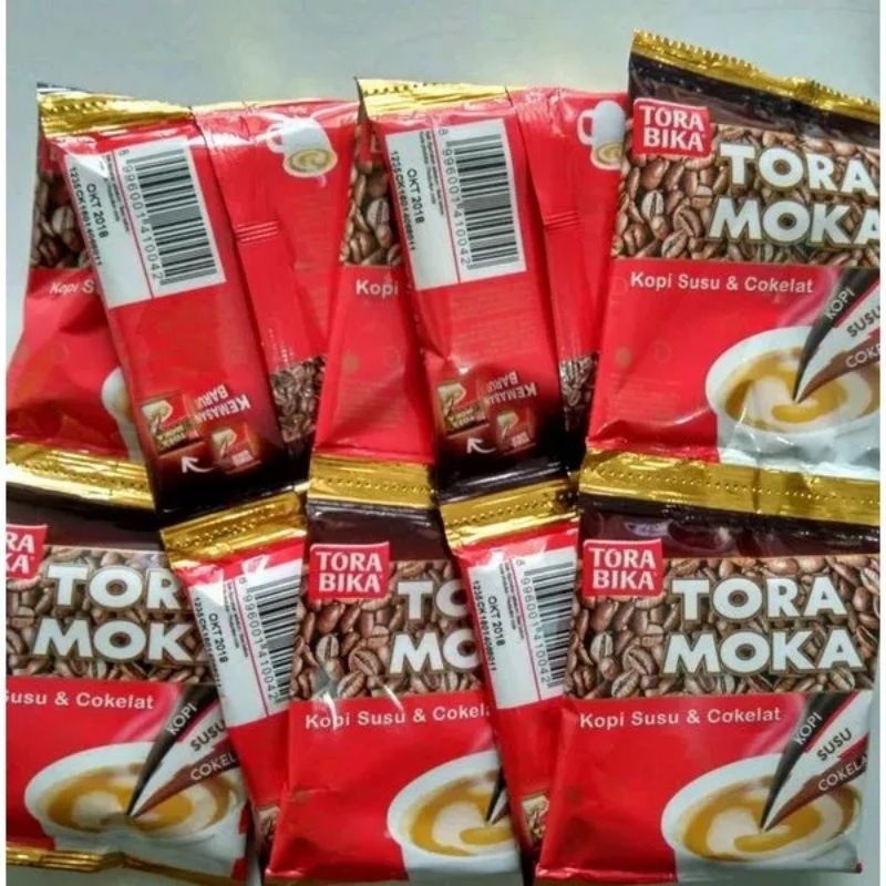 Jual Kopi ToraBika Moca Tora Moka Renceng isi 10 Sachet 28gr | Shopee ...