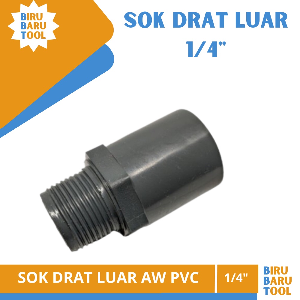 Jual SDL - Sok Drat Luar GREST 3/4" inch AW SOCK DERAT - FITTING PVC 3 ...