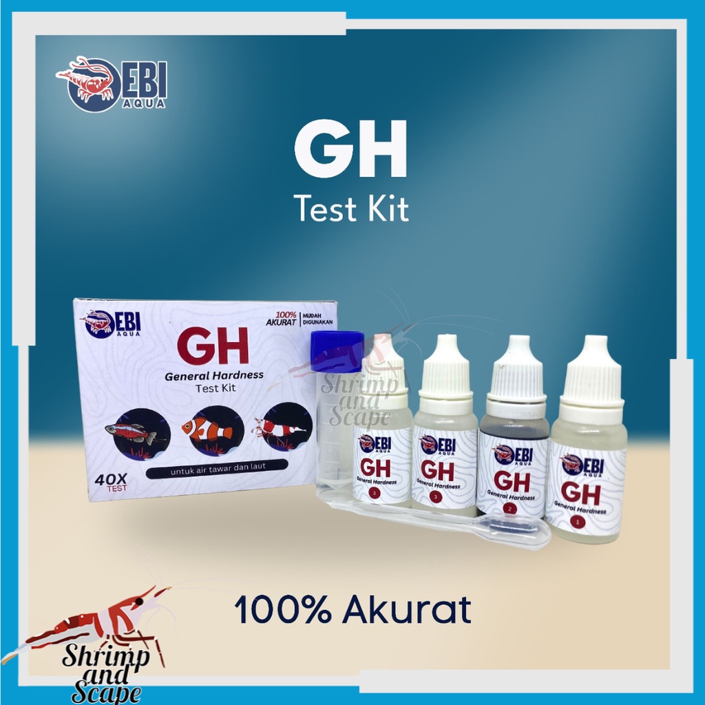 Jual EBI GH Water Test Kit Alat Tes Air General Hardness Aquascape ...