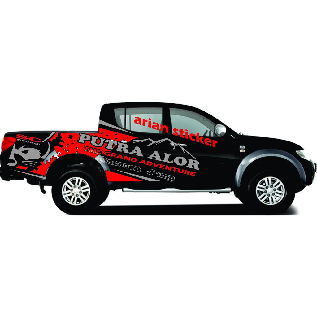 Jual stiker sticker mobil ranger triton hilux navara strada TERBARU ...