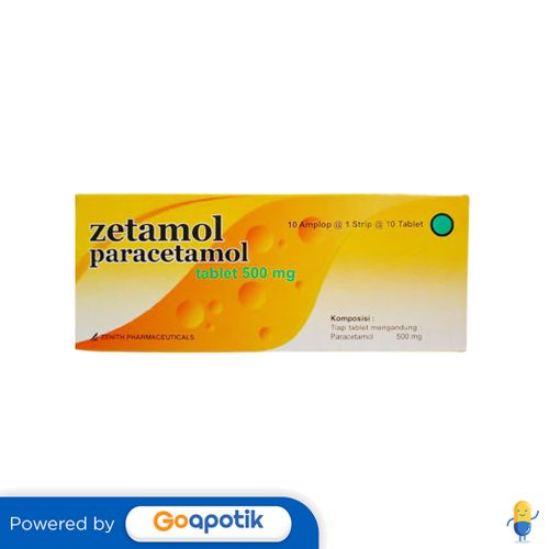 Jual Zetamol 500 Mg Box 100 Tablet | Shopee Indonesia
