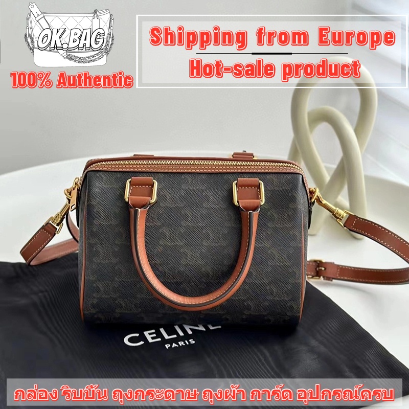 Jual CELINE Small Boston Cuir Triomphe Bag | Shopee Indonesia