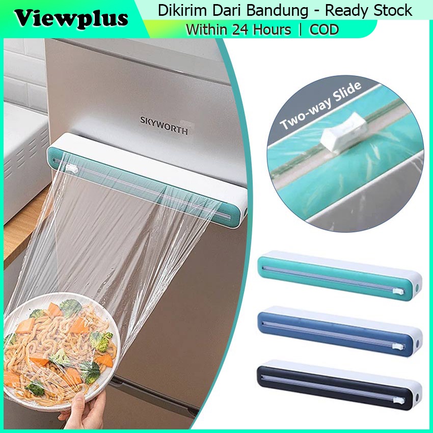 Jual Cling Film Wrap Dispenser Alat Tempat Pemotong Food Plastic ...