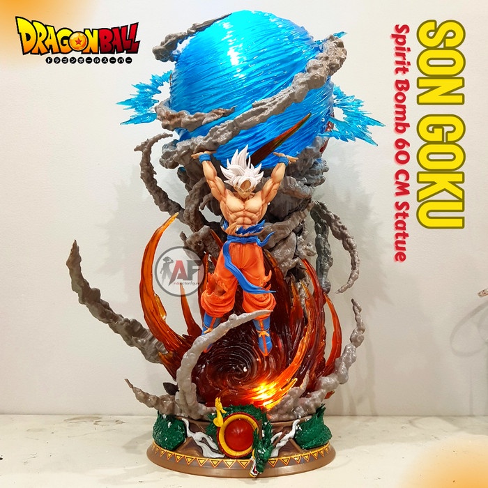 Jual Statue Dragon Ball Son Goku Spirit Bomb BIG 60cm Hunter Studio ...