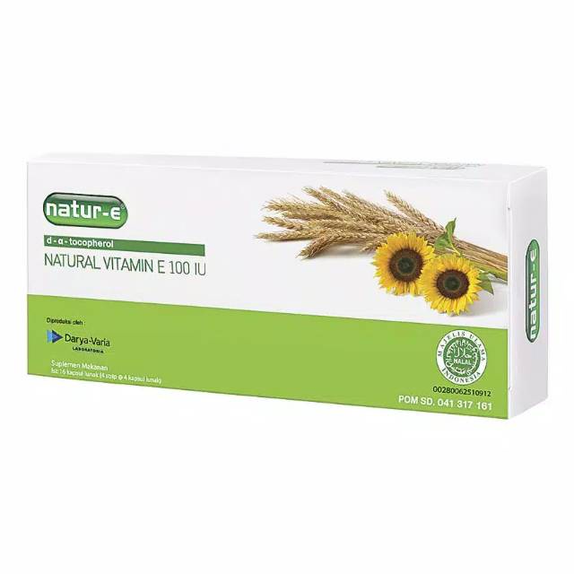 Jual NATUR E DAILY NOURISHING 100 IU BOX 4 STRIP 16 TABLET - NUTRISI ...