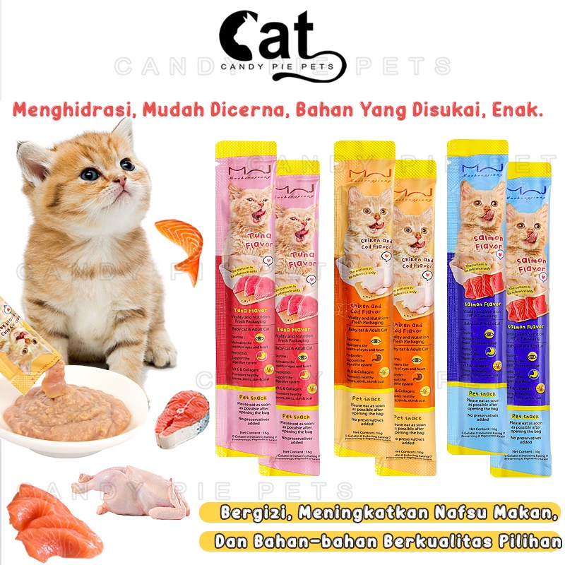 Jual Camilan Kucing Snack Kucing Pet Snacks Creamy Treats Kucing ...