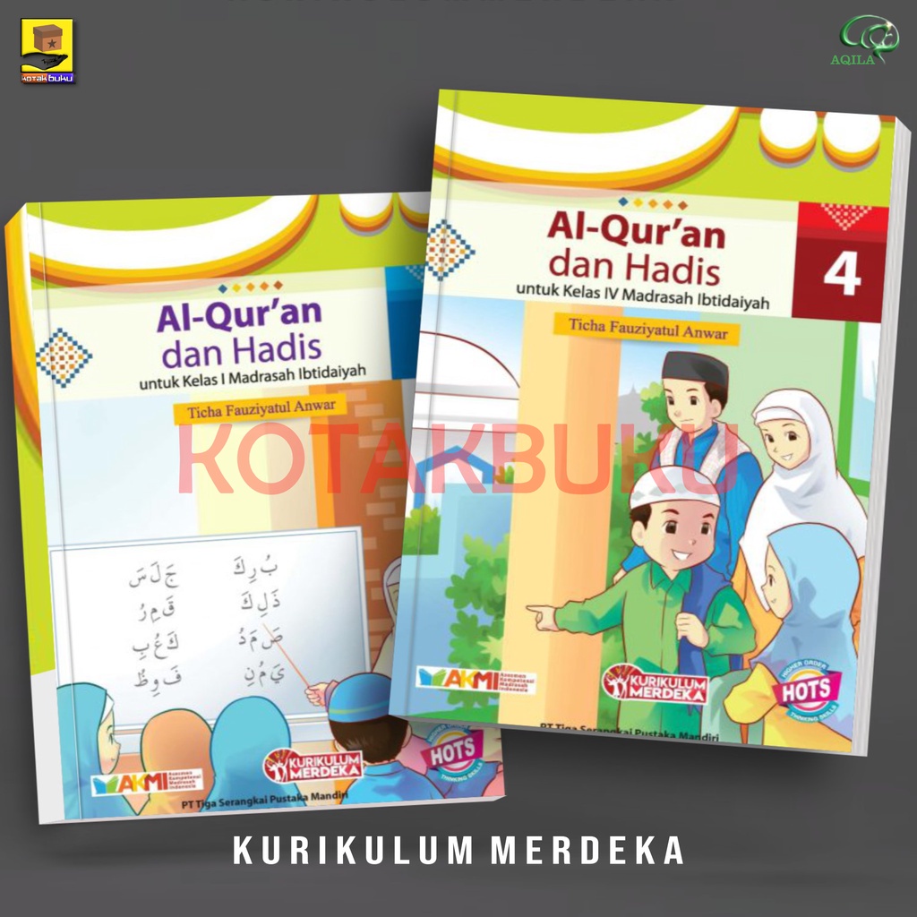 Jual Buku Alquran Dan Hadis Kelas 1 4 SD / Qurdis SD / Kurikulum ...
