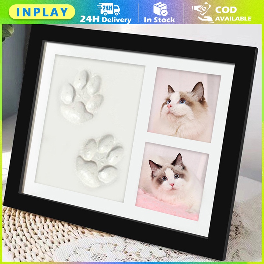 Jual Bingkai Foto Tanah Liat DIY / Bingkai Handprint Kayu Buatan Tangan ...