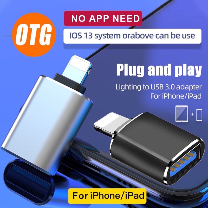 Jual Flash Drive OTG Usb Lightning Adapter Converter For iPhone/ipad ...