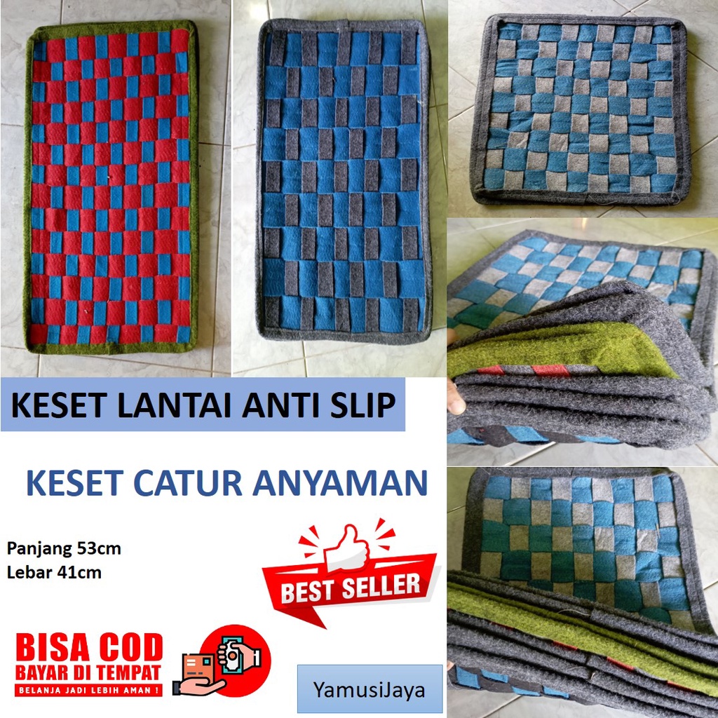 Jual KESET ANYAM KOTAK - KOTAK / KESET KAKI / KESET CATUR / KESET ...