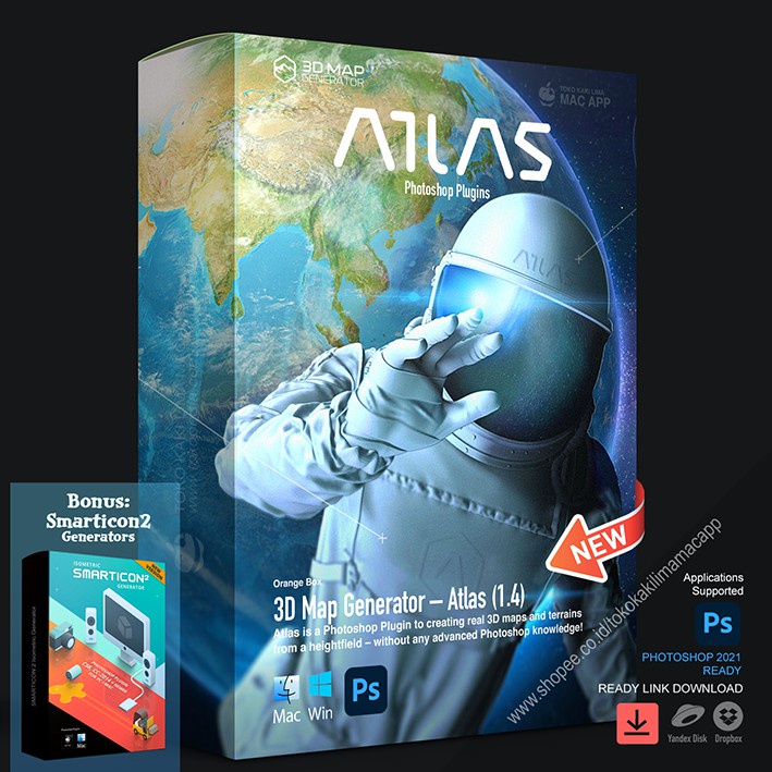 Jual 3D Map Generator - Atlas (MAC/WIN) | Shopee Indonesia