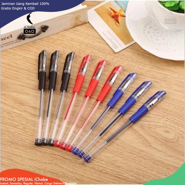 Jual [Bisa COD] NEW Pulpen Gel Ink 0.5Mm Alat Tulis Kantor Sekolah Pena ...