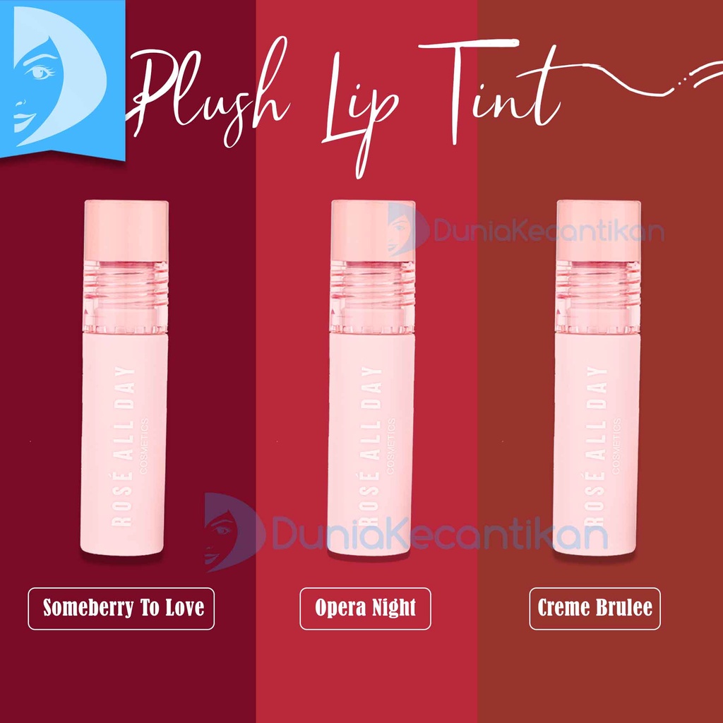 Jual New Product Rose All Day Plush Lip Tint Pewarna Bibir Gel Liptint ...