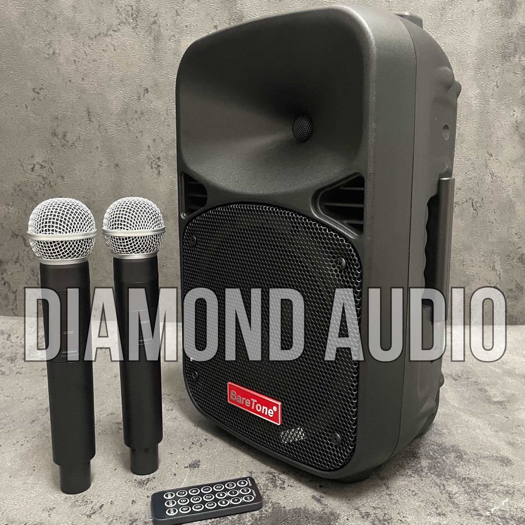 Jual Speaker Portable Baretone Max08 Eb Original Wireless Bluetooth Usb ...