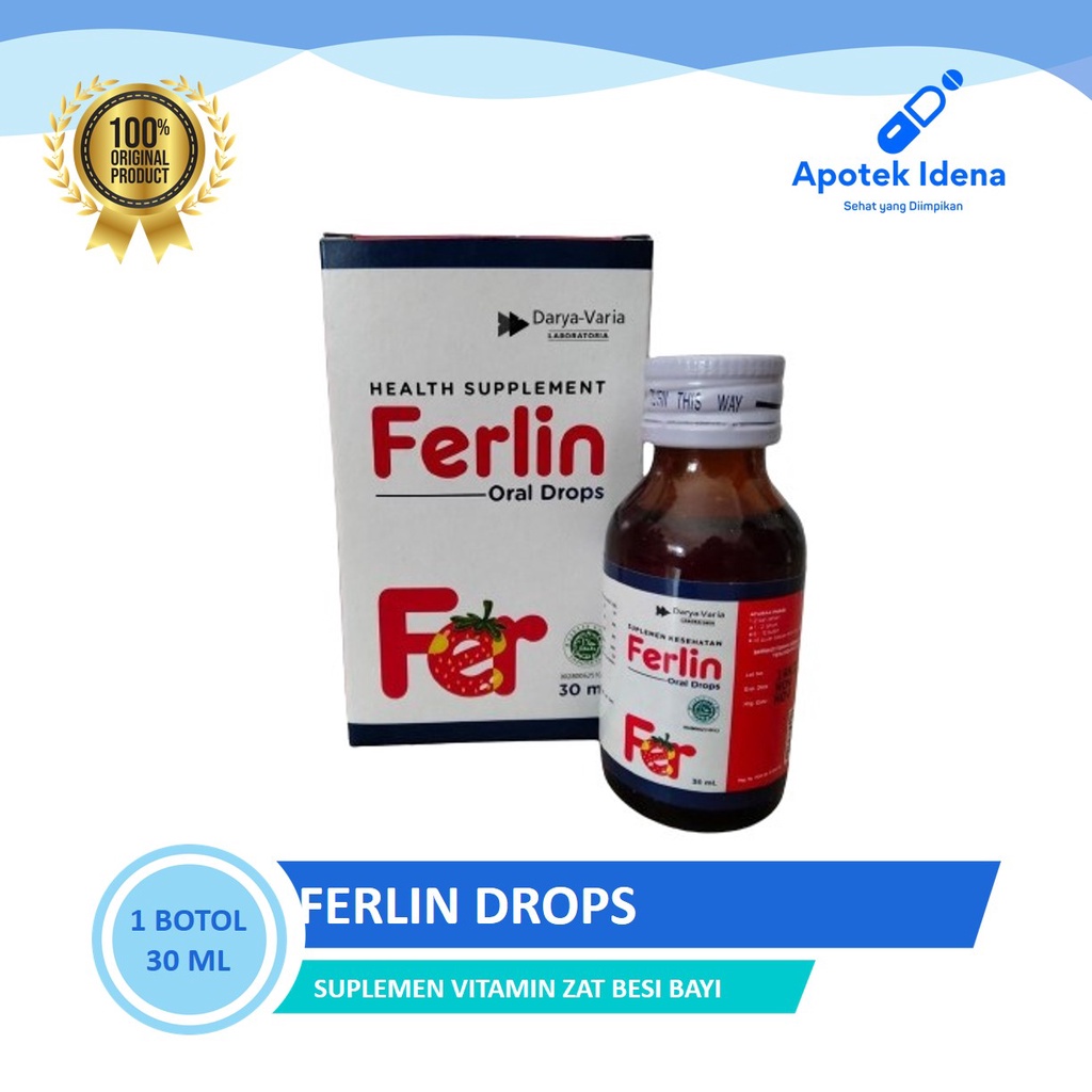 Jual FERLIN DROP BAYI 30 ML Suplemen Vitamin Zat Besi Untuk Masa ...