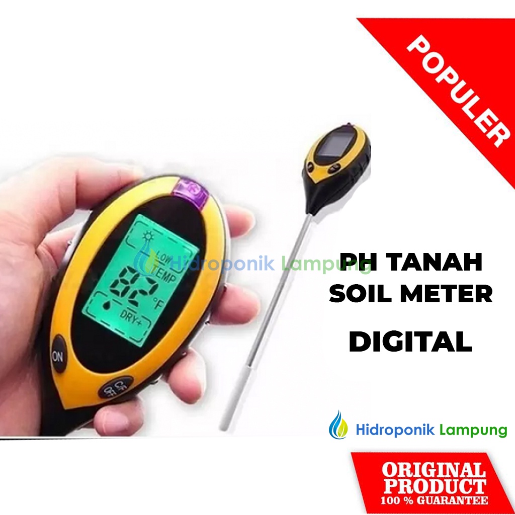 Jual ALAT UKUR PH TANAH SOIL METER DIGITAL | Shopee Indonesia