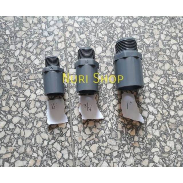 Jual Valve socket RUCIKA 1" AW atau Sok Drat Luar atau SDL pipa pvc 1 ...