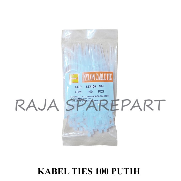 Jual Kabel Ties / Tali Krek 100MM (Putih) | Shopee Indonesia