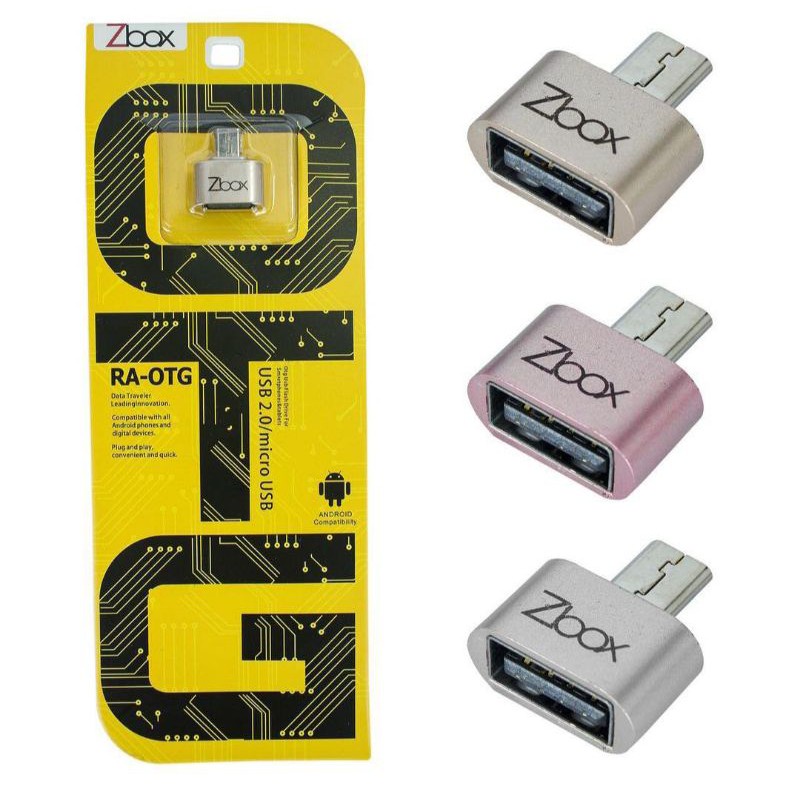 Jual OTG Micro Zbox Metal OTG mini besi USB | Shopee Indonesia