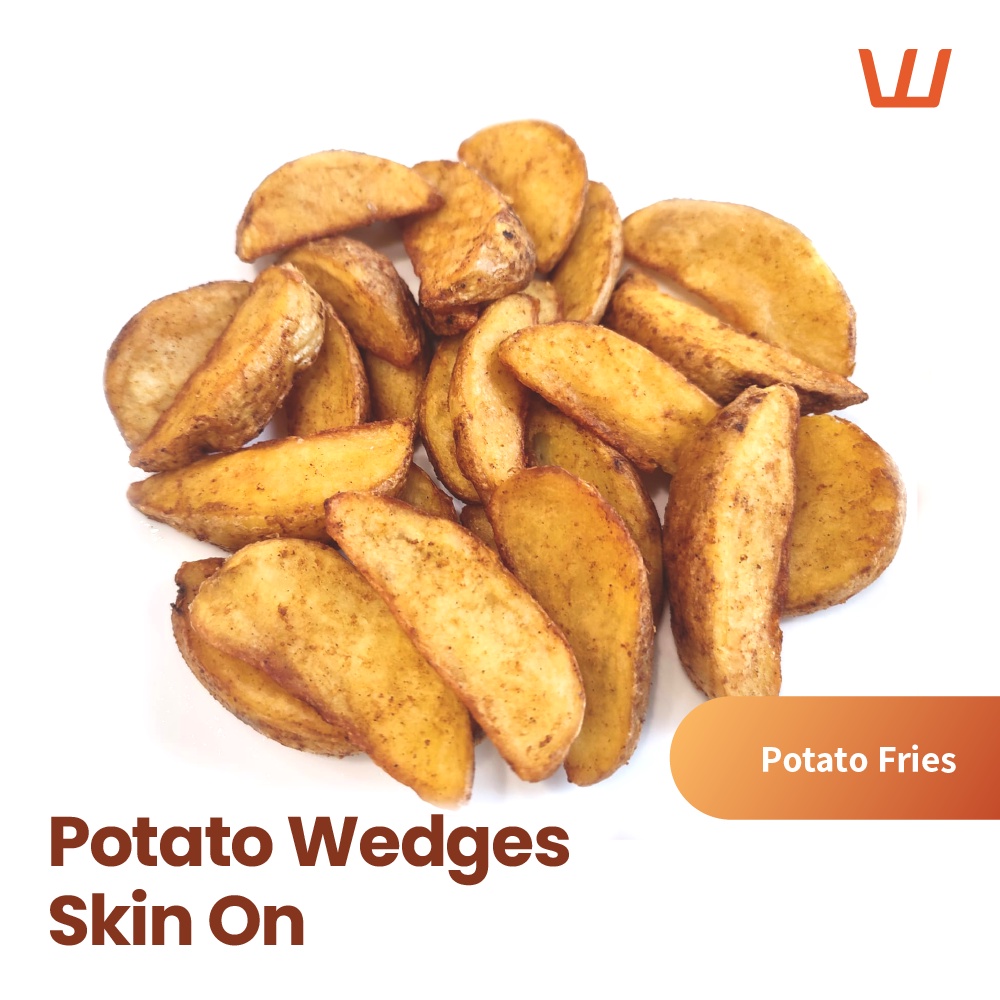 Jual Wedges Potato Skin On Kentang Goreng Berbumbu 500gr | Shopee Indonesia