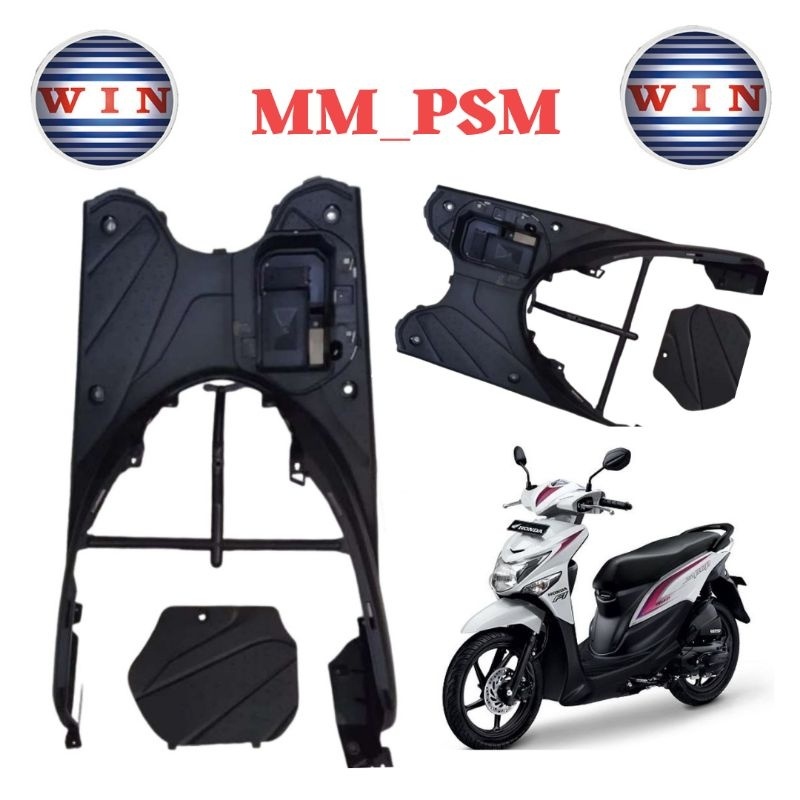 Jual BORDES INJAKAN KAKI LANTAI KAKI FOOTREST ATAS + TUTUP AKI BEAT POP MEREK WIN | Shopee Indonesia