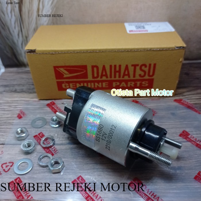 Jual SWITCH STARTER SOLENOID DAIHATSU RUSH TERIOS FEROZA TARUNA GRANMAX ...