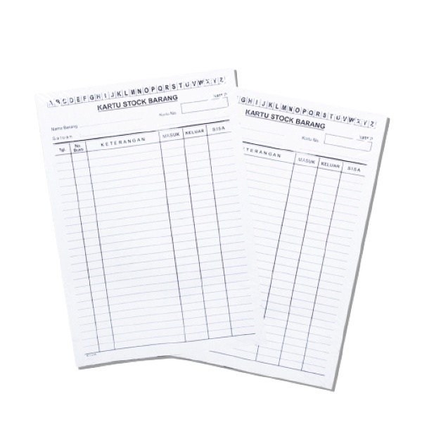 Jual Kartu Stock A5 Isi 100 Lembar / Stock Card A5 100 lembar Murah ...