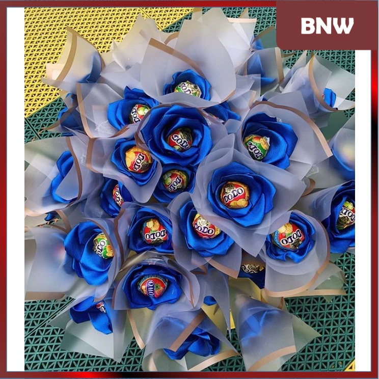 Jual BNW - FL5 LIS 5Lembar-Kertas Bunga Buket Transparan List Emas ...