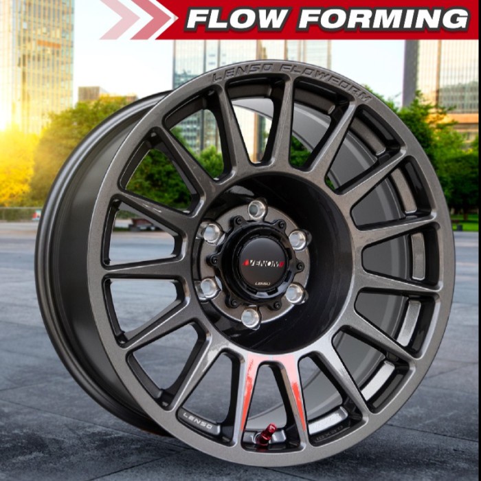 Jual Velg Lenso Venom 8 Ring 18 HDar Fortuner Pajero Hilux Dmax L200 Strada | Shopee Indonesia