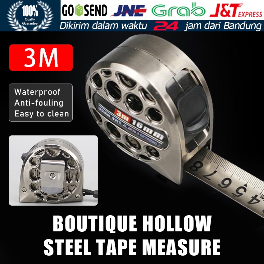 Jual BIsa COD Meteran 10 Meter Paling Kuat Unik Stainless Anti Karat Anti Air Murah Anti Pecah ...