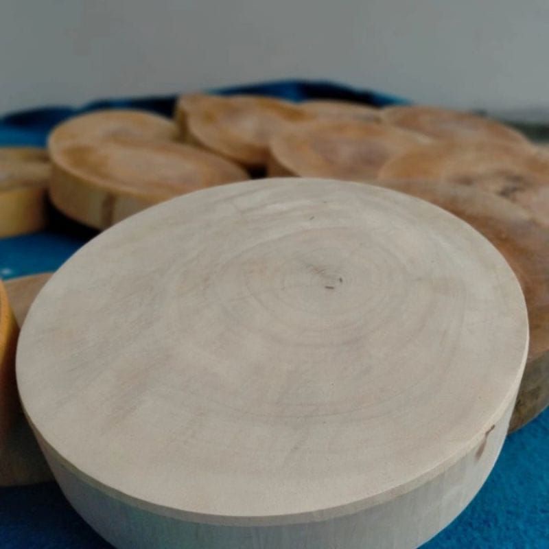 Jual talenan kayu mangga diameter 40 cm tebal 6 cm | Shopee Indonesia