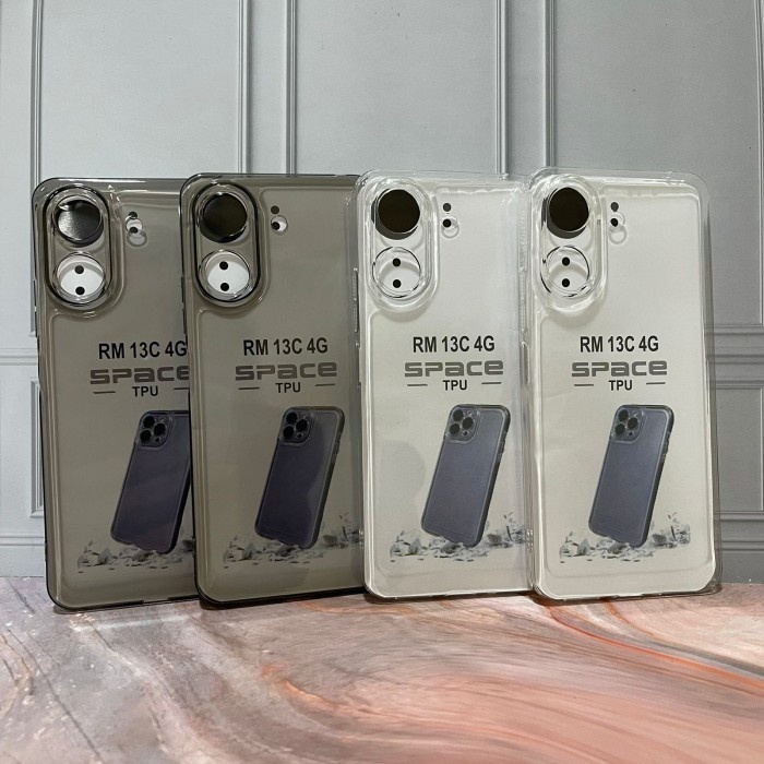 Jual Case Xiaomi Poco C65 Bening Clear SPACE TPU - Grey, Poco C65 ...