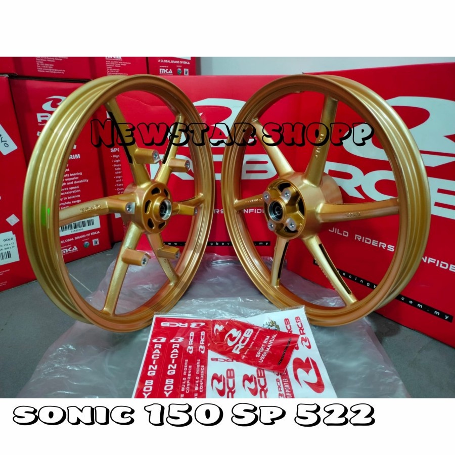 Jual Sport Rim/Velg Velk Pelek Racing RCB SP522 SP-522 Palang 6 Honda ...