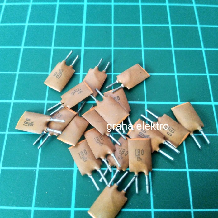 Jual kapasitor keramik capacitor ceramic npo 180 pf GO165(10pcs ...