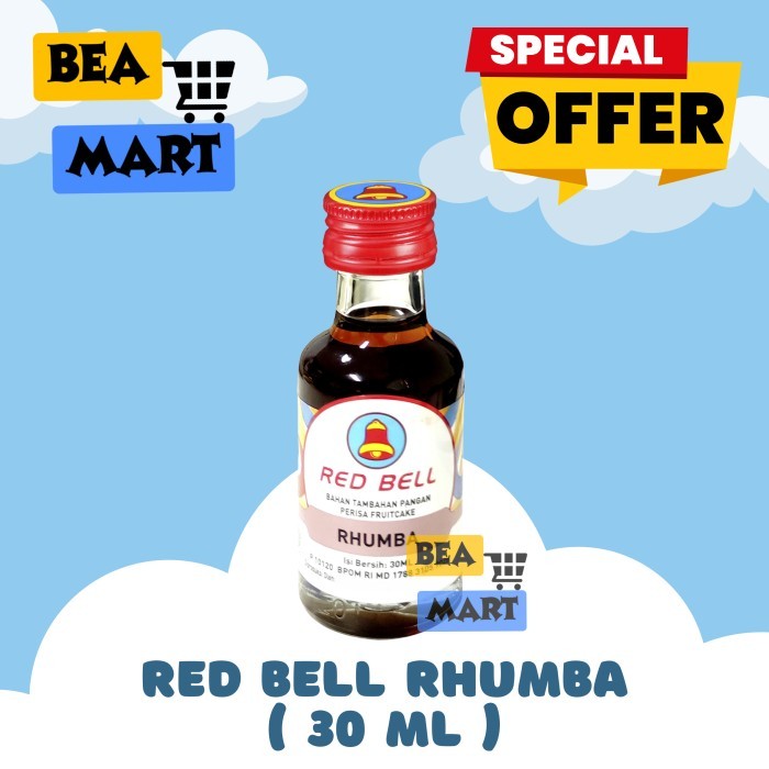 Jual Red Bell Rhumba 30ml | Essence Rum RedBell Perisa Makanan Cair ...