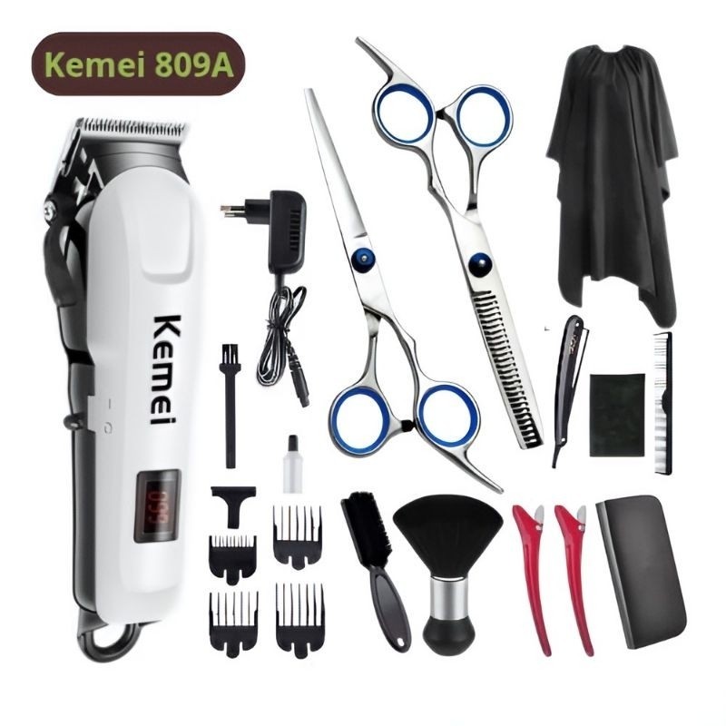 Jual Alat Pangkas Rambut Mesin Cukur Kemei Km 809a Charger Hair Clipper Elektrik Tanpa Kabel ...