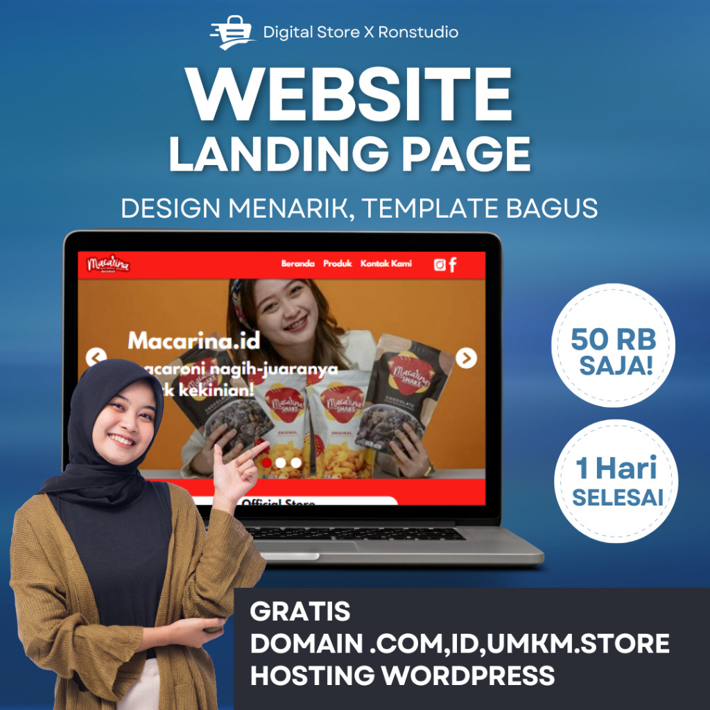 Jual Jasa Pembuatan Website Landing Page Murah( bisa company profil juga ! ) | Wordpress ...