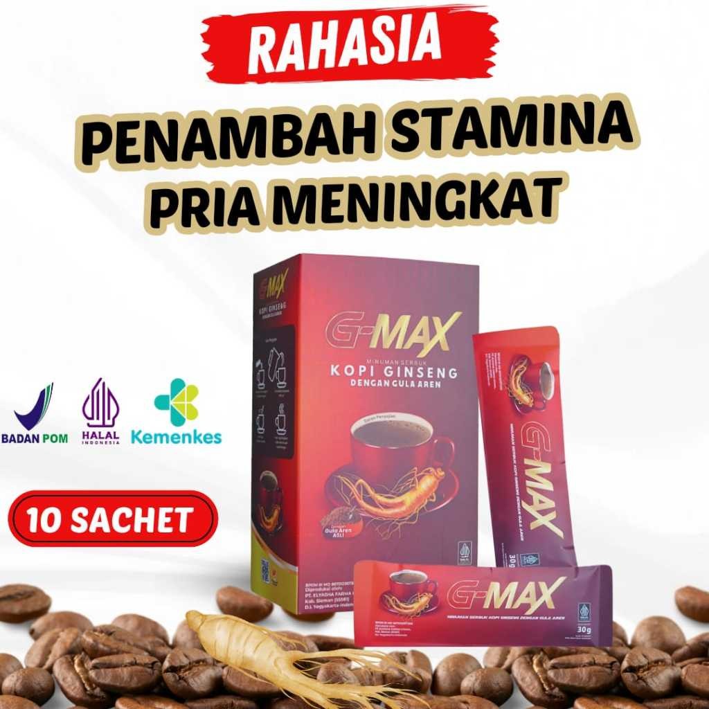 Jual KOPI GMAX Kopi Kuat Pria Tahan Lama Penambah Stamina Pria Dewasa Kopi Pilihan Pria - Halal ...