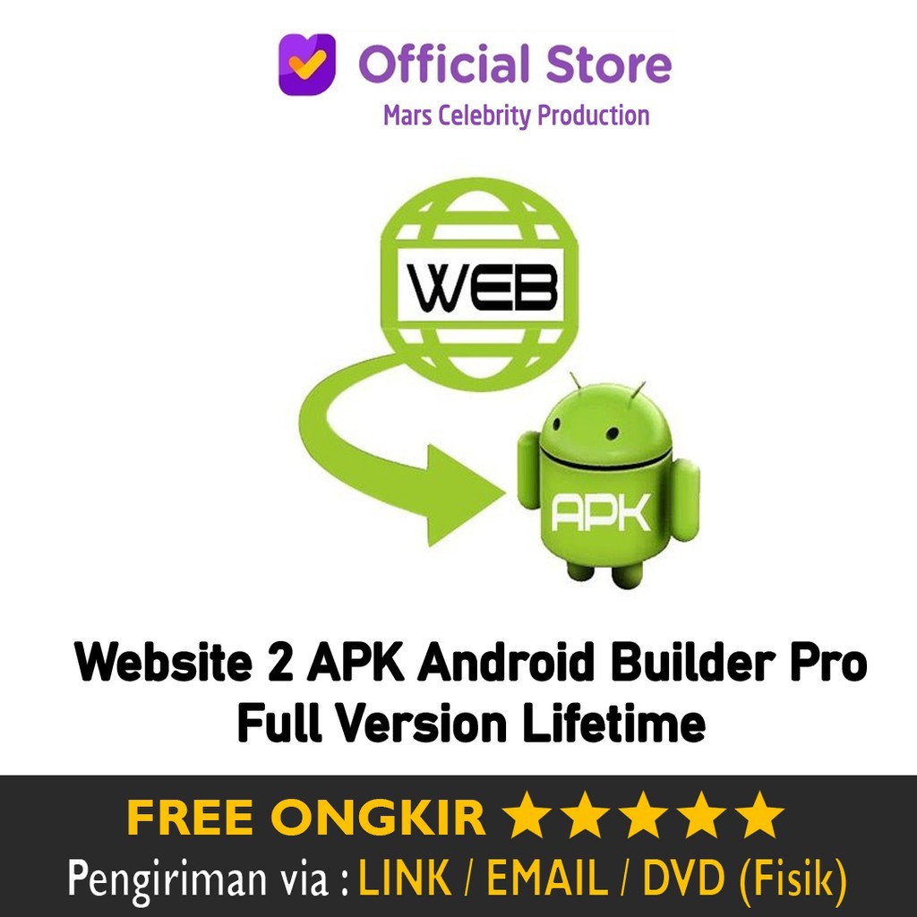 Jual Website 2 APK Android Builder Pro Full Version Lifetime | Shopee Indonesia