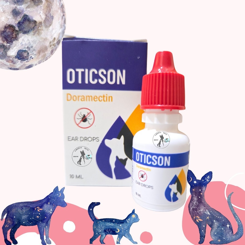 Jual Oticson Doramectin 10ml Tetes Telinga Anti Earmites / Kutu Telinga ...