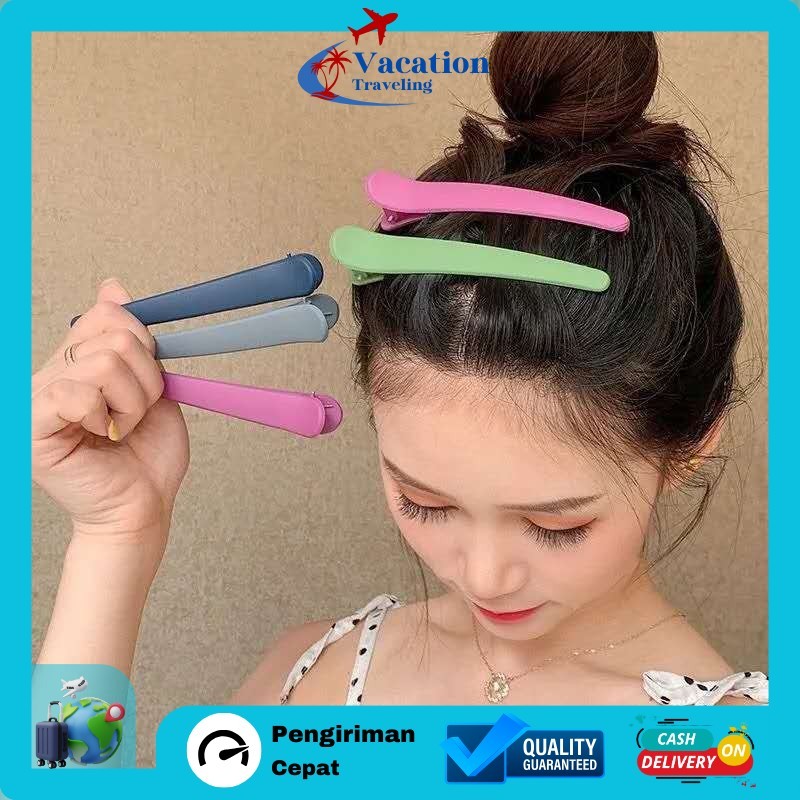 Jual VT - 3PCS JEPIT RAMBUT BEBEK DOFF KLIP PONI AKSESORIS RAMBUT PONI ...