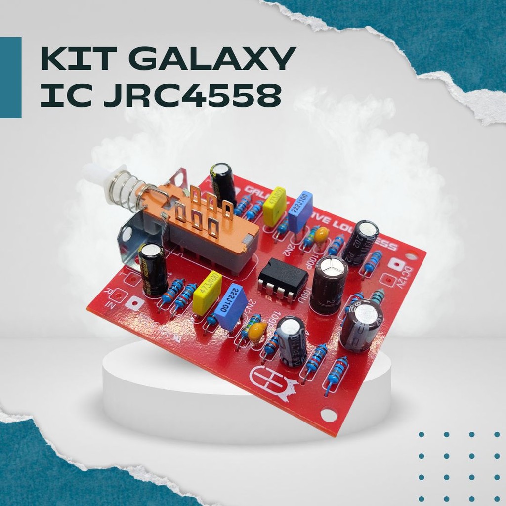 Jual Kit Preamp Galaxy IC JRC4558 - Active Loudness untuk Ampli & Audio ...