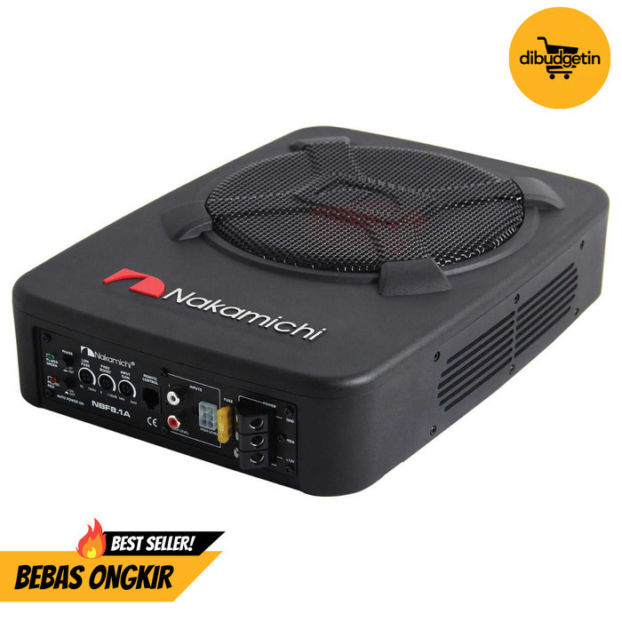 Jual Nakamichi Active Subwoofer Kolong Car Under Seat Tri-Port 8 Inch ...