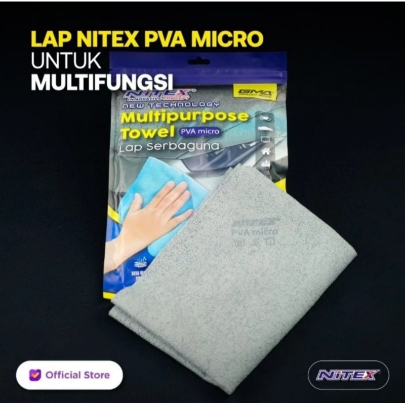 Jual Kain Lap NITEX PVA MICRO Lap Serbaguna Multipurpose Towel Kaca dan ...