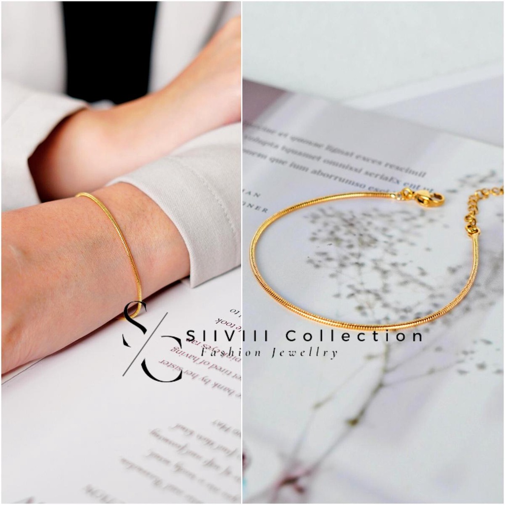 Jual SIIVIII Gelang Tangan Eve Luxus Aesthetic Mewah Simple Elegan ...