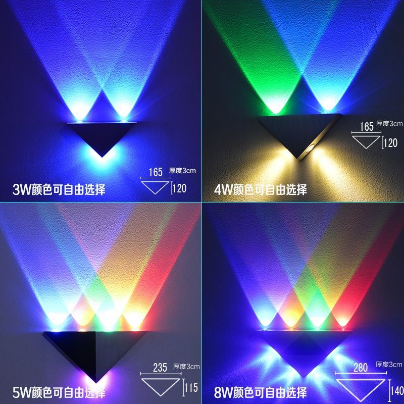 Jual Lampu Dinding Segitiga Led, Gaya Baru Kreatif Lampu/Lampu Dinding ...