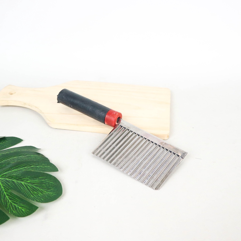 Jual Pisau Acar Hias Gerigi Gelombang Serbaguna | Shopee Indonesia